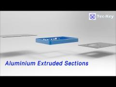 PCB Aluminium Extruded Sections Shell Medium Strength Cnc Machining