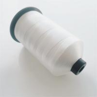 China Customization 6000D Polyester Thread For Sewing Machine Raw White for sale