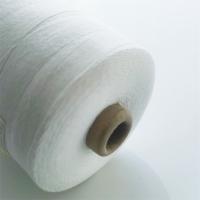 China 630D/3 White Polyester Thread Customized 100 Polyester Sewing Thread for sale