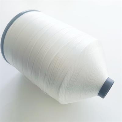 China 630D/3 White Polyester Thread Customized 100 Polyester Sewing Thread for sale