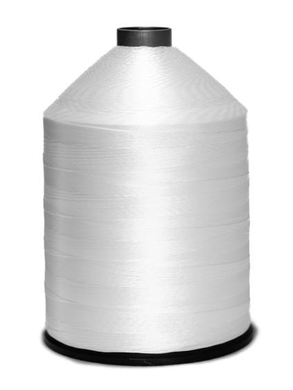 Filato di poliestere bianco grezzo 100 210D-6000D Filato di ricamo ignifugo