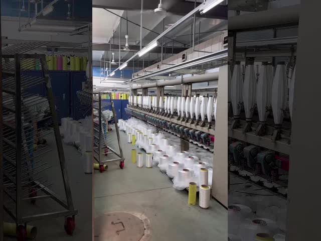 4000D Fios de poliéster de alta resistência de cor branca crua