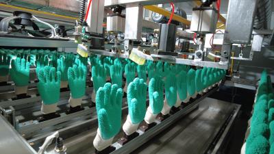 China Customized Automatic Hand Gloves Making Machine ISO SGS Approval for sale