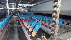 Check how latex foam gloves produced by Zhihui AI glove dipping machine