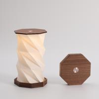 Quality Wooden Pleated Origami Paper Lamp Round 700mah OEM for sale