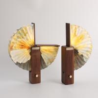 China Walnut Magnetic Foldable Paper Night Lamp Light Butterfly For Museum Store ODM for sale
