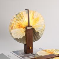 China Walnut Magnetic Foldable Paper Night Lamp Light Butterfly For Museum Store ODM for sale