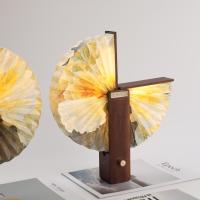 China Walnut Magnetic Foldable Paper Night Lamp Light Butterfly For Museum Store ODM for sale