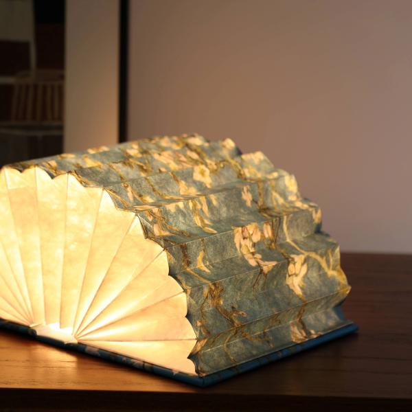 Quality USB Paper Book Lamp Almond Blossoms Touch Control Foldable for sale