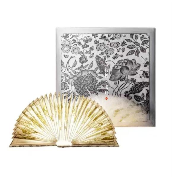 Quality Eco Friendly Book Geometric Paper Lamp Decoration Museum Nightlight for sale