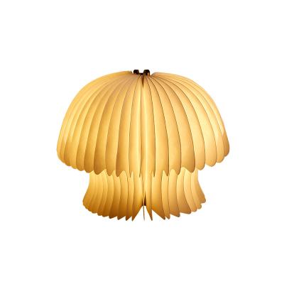 China Bedroom Mushroom Paper Lamp Reading Origami Light Pendant for sale