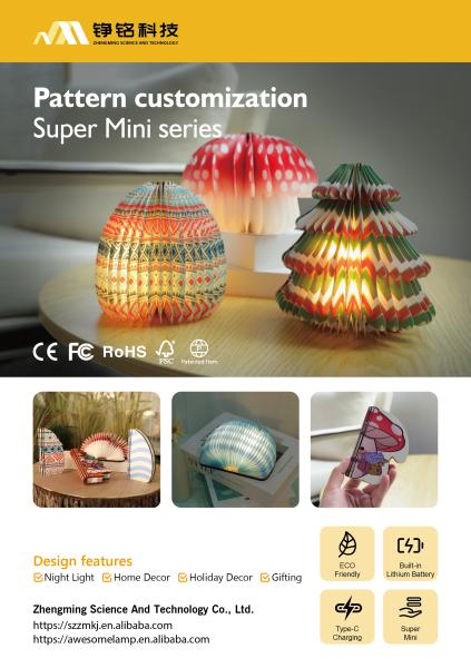 Quality Egg Ogee Paper Table Mini Origami Led Light Rechargeable Plug In LED Touch for sale