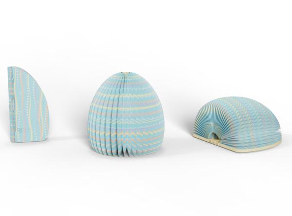Quality Modern E26 LED Rechargeable Folded Mushroom Paper Lamp Handmade for sale