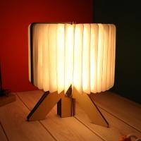Quality Rechargeable Folding Origami Light Table Paper Lamp Round Home Decoration for sale