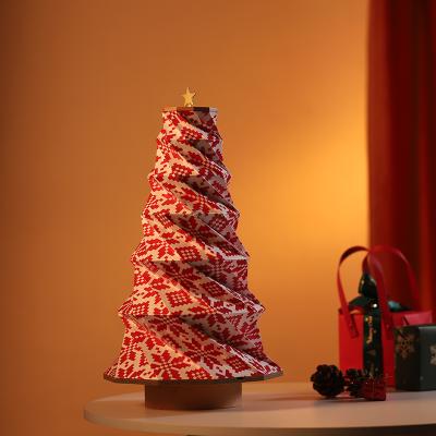 China 1200mAh Cylindrical Floor Christmas Paper Lamp Home Decoration for sale