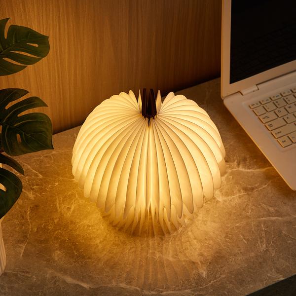 Quality Christmas Folding Mushroom Paper Book Light Bedroom Decoration Lamp Homemade for sale
