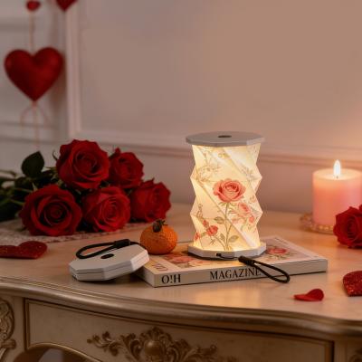 China 5V Standing Table Led Paper Lamp Night Lighting For Valentine'S Day OEM for sale