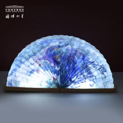 China Recyclable White Book Table Paper Lamp Nightlight Folding for sale