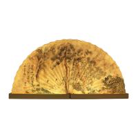 Quality Custom Folding Paper Lamp Desk Fan Lights Gift UV Printing 1100mA for sale
