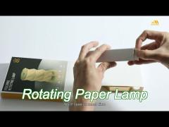 multicolor rotating moodoo origami paper box lamp foldable adjustable