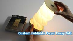 Custom Foldable Paper Lamp Elegant Gift Idea 2025