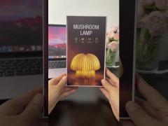 Folding Wooden Mushroom Night Light | USB Rechargeable Kids Decor Lamp