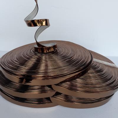 China Electroplated Gloss Bronze U-shape PVC Edge Banding for sale