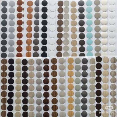 China Screw Cap Stickers, Self-Adhesive Plastic Screw Hole Cover Caps for Furniture Cabinets for sale