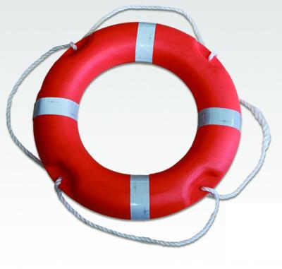 China Orange Marine Lifebuoy Safety Equipment 14.5Kg Buoyancy For Rescue for sale