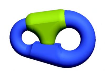 China C Type Mooring Chain Detachable Connecting Link Pear Shaped for sale