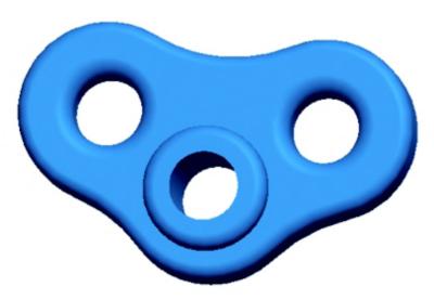 China Curve Triangular Boat Chainplates Chafe Chain Plate 356mm Size for sale