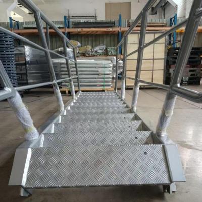 China Aluminium Inclined Marine Ladder Anti Slip 500mm-600mm Step Width for sale