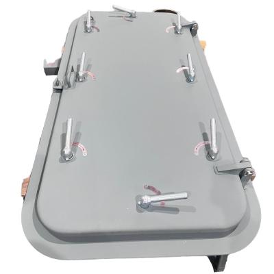 China Single Steel Door for Marine Use Weathertight with Six Handles 1400*750 Size and 6 Thickness in New Condition for sale