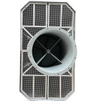 China Octagonal Cross-section Ventilation Device 37.5KW High Efficiency Air Circulation with Durable Hinge for sale