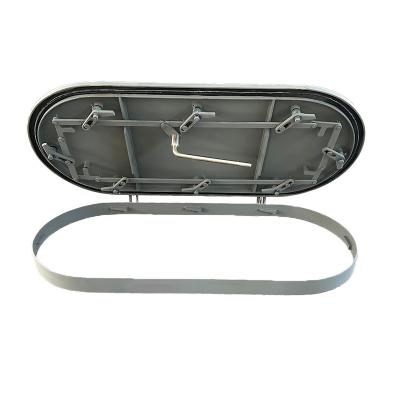 China Marine Boats Equipment Watertight Single Handle Weathertight Steel Door Ship Door Quick Opening Marine Door for sale