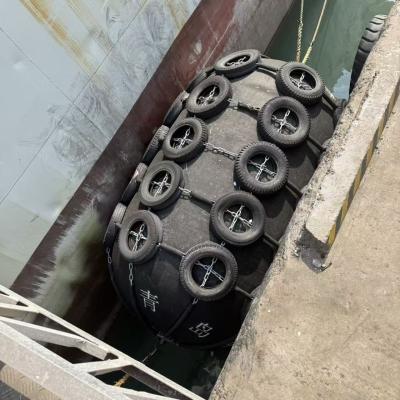 China ISO Certified Professional Service Yokohama Heavy-duty Chain Tire Net Pneumatic Rubber Fender 0.5-4.5m Black Safety Protection for sale