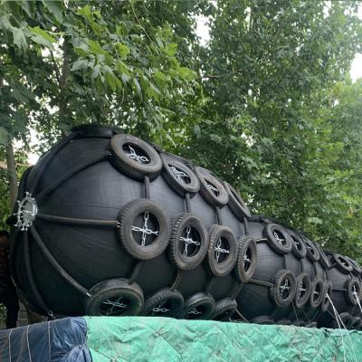 China New Design Inflatable Floating Pneumatic Ship Rubber Professional Yokohama Tires Marine Fender NR/SBR Blend Rubber Cylindrical for sale
