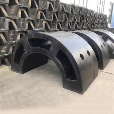 China High Quality CCS Certified Thick Wall Wear Resistant Easy Install Cylinder-shaped D-shaped V-shaped Solid Rubber Black Marine for sale