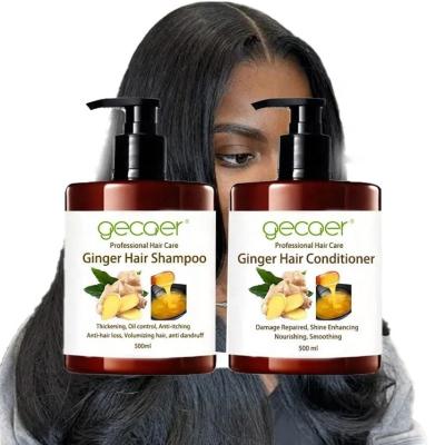 China Revitalize Damaged Hair with Natural Keratin Ginger Curl Shampoo and Conditioner for sale