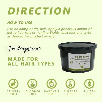 China Gel Cornrow de moldagem rápida Sem resíduos Acumular Tames Frizz Funciona em todos os tipos de cabelo à venda
