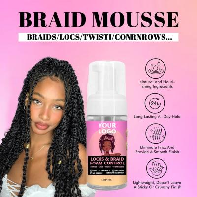 Cina Mousse personalizzato per le trecce per controllare il frizz e definire le trecce sulle donne nere in vendita