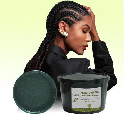China Gel de tranças de alto brilho 64oz Gel vegano sem flocos e extra de fornecimento direto à venda