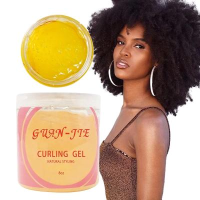 Cina Gel trasparente personalizzabile per capelli ondulati ricci e ricci Styling Prevenzione di frizz in vendita