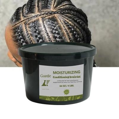 China Nette vlecht gloeiende rand gel voor vrouw styling effect glanzend/glansend haar type krullend haar Te koop
