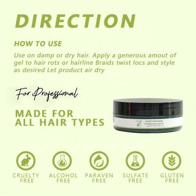 Cina Capelli ricci Extra Hold Trama Gel per capelli Torsione bordi lisci Effetto di stile Brillante / lucente in vendita