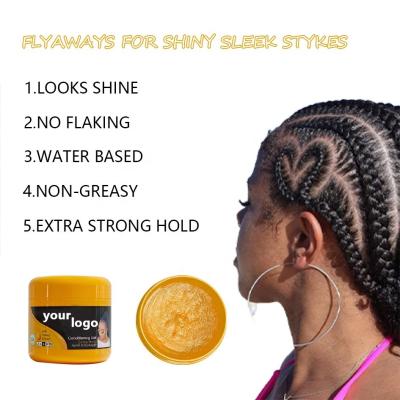 China Extra Hold Private Label Twist Loc Gel Custom Braid Gel Jam para tranças limpas e brilhantes à venda