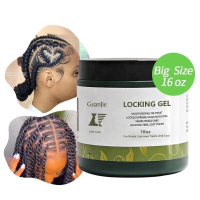 Cina Gel di condizionamento per trecce pulito 16 oz senza residui Tenuta estrema e lucentezza pura per le trecce in vendita