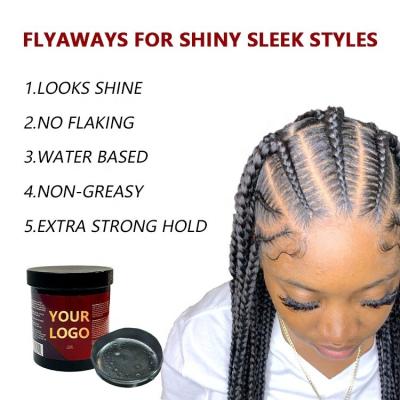 China Conditioning de trança limpa Brilhante Custom Edge Control Gel de cera capilar para estilo anti-Frizz à venda