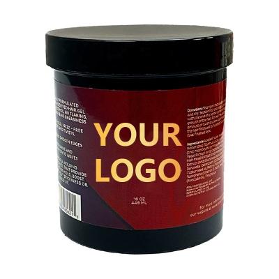 China 16oz não gorduroso forte Hold Loc Edge Controle de cera para etiqueta privada e gel de trança à venda