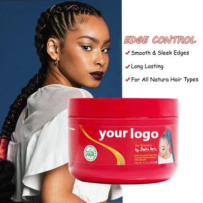 Cina Gel per capelli con controllo dei bordi personalizzato Cera Para El Cabello lucidante a treccia ordinata in vendita